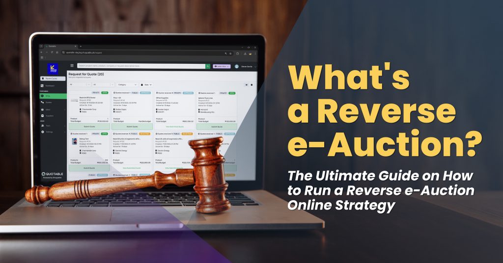 Reverse e-Auctions: A Complete Strategy Guide for Procurement